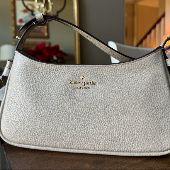 kate spade | Bags | Kate Spade Beige Textured Shoulder Bag | Poshmark